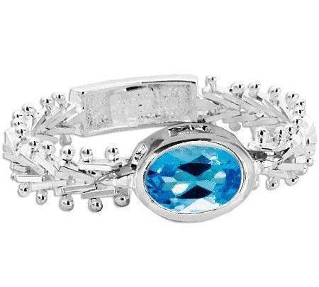 Imperial Silver Wheat Pattern Gemstone Ring – Imperial Jewelry