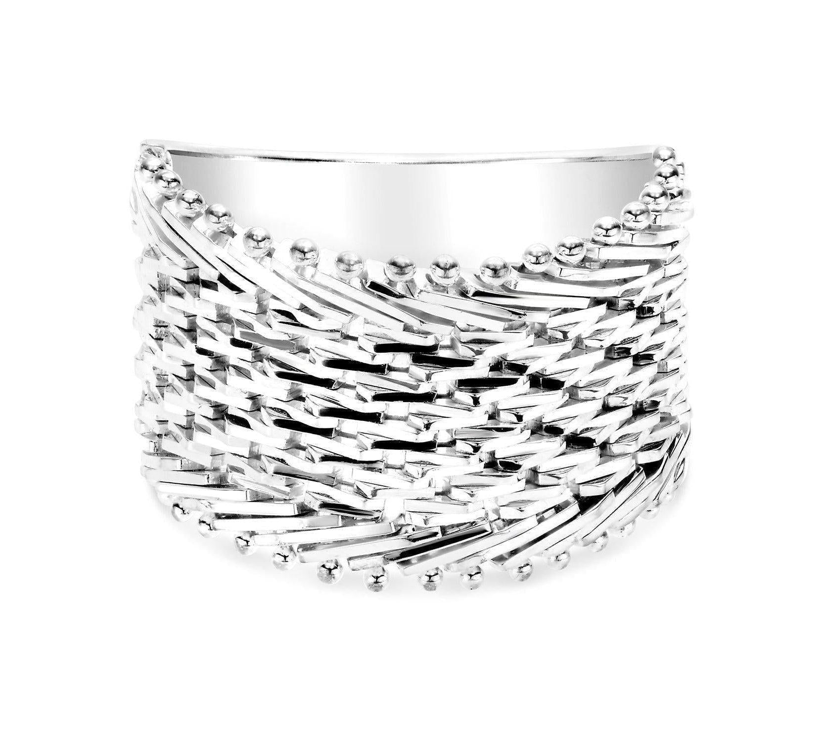 Imperial Silver Ultra Lame' Ring – Imperial Jewelry