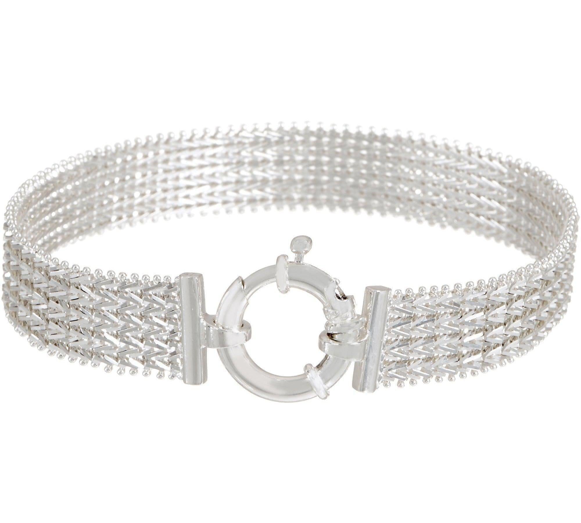 Imperial Silver Wide Wheat Bracelet, Sterling – Imperial Jewelry